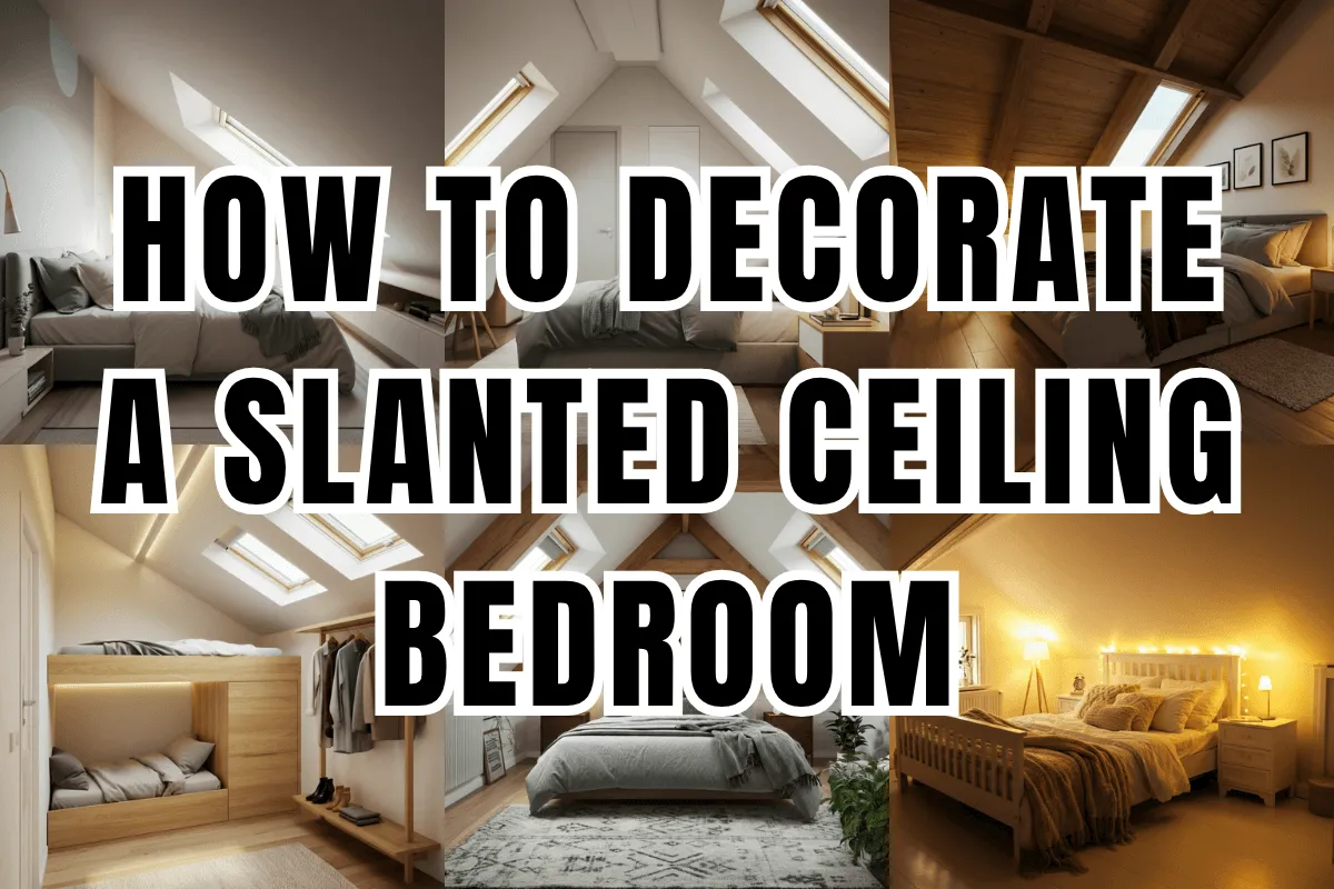 How to Decorate a Slanted Ceiling Bedroom: Transform Your Space with Style